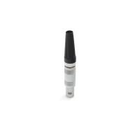 China 1S series 4pin silver connector for survey instruments, straight plug shock vibration resistance for sale