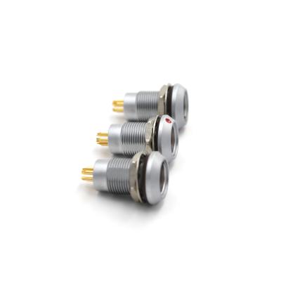 China IP50 Circular Push Pull Connector 6 Pin 2.5A Vacuum Seal Fixed Socket MGG.0B.306 for sale