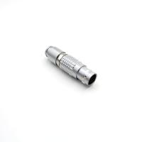 China 3 Pin Low Voltage Circular Push Pull Connector 17A IP50 Solder Termination Male Plug for sale