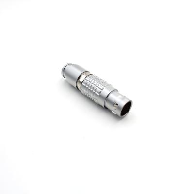 China 3 Pin Low Voltage Circular Push Pull Connector 17A IP50 Solder Termination Male Plug for sale