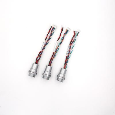 China Waterproof Push Pull Circular Connector 1K Series 8 Pin Socket IP68 EMC Shielding for sale