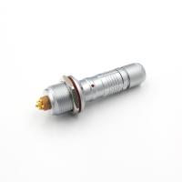 China Circular 6 Pin Push Pull Electrical Connectors Waterproof ZGG Fixed Socket for sale