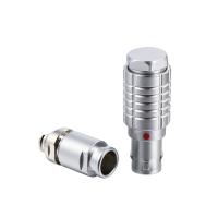 China B Series 3 to 7 Pin Male Quick Connector Elbow 90 Degree Plug IP50 Push Pull for sale