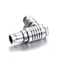China B Series 3 to 7 Pin Male Quick Connector Elbow 90 Degree Plug IP50 Push Pull for sale