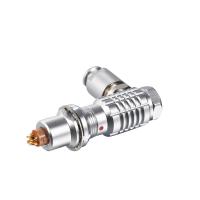 China B Series 3 to 7 Pin Male Quick Connector Elbow 90 Degree Plug IP50 Push Pull for sale