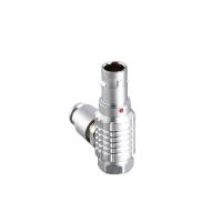 China B Series 3 to 7 Pin Male Quick Connector Elbow 90 Degree Plug IP50 Push Pull for sale