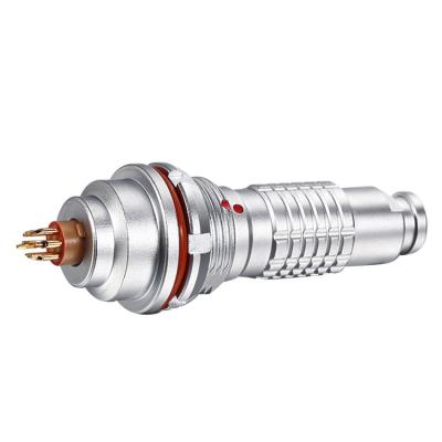 China SRD.TGG.2K.308 8 Pin Electrical Connectors Multipole Waterproof Multi Pin Connector for sale