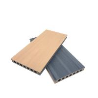 China 16 Ft WPC Outdoor Decking Boards 21x145 mm Coextrusion Hollow Flooring with 34.1 MPa Flexural Strength for sale