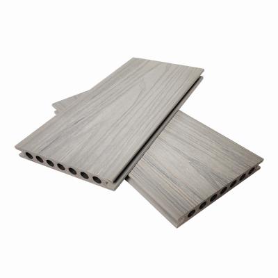 China 18mm Co-Extrusion WPC Composite Decking Boards in Ancient Wood Color - Durable Outdoor Flooring for sale