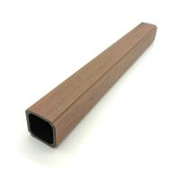 China Coextrusion Hollow WPC Balcony Railing 50x50mm with UV-Resistant PE Capping for Outdoor Use for sale