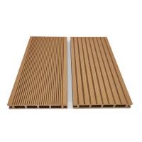China Anti-Fade Anti-UV WPC Decking 140x25mm Wood Plastic Composite Outdoor Flooring with Superior Weather Resistance for sale