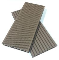 China Moisture Proof WPC Decking 145x21mm for Outdoor Terraces and Swimming Pool Decks for sale