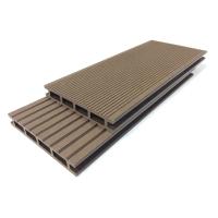 China WPC Outdoor Flooring 140mm x 25mm Composite Decking with Wood Grain Finish - Factory Direct Pricing for sale