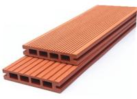 China WPC Decking Floor 25x140mm Above 18mm Thickness with Anti-Slip Waterproof Surface for Outdoor Applications for sale