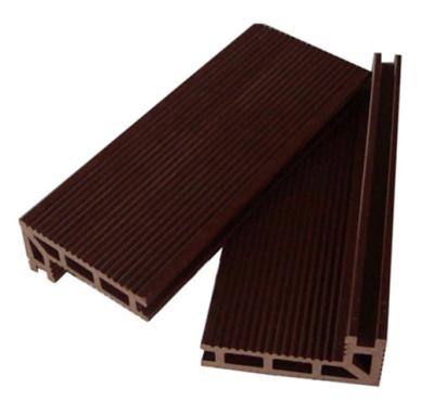 China Embossed Solid WPC Decking 140x25mm Wood Plastic Composite Flooring for Swimming Pool Outdoor for sale