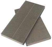 China Organic Outdoor Composite WPC Decking Slabs Grey For Garden 5m for sale