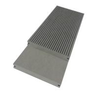China Moistureproof Engineered Composite WPC Planks Hollow Outdoor Decking Flooring 145mm for sale
