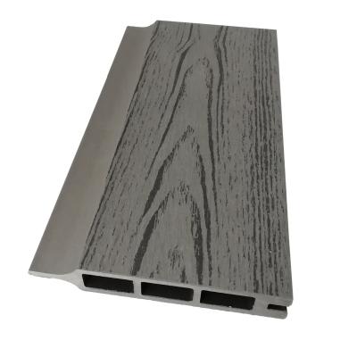 China Decorative Wood Plastic Composite Wall Cladding WPC Panel Exterior 150mm for sale