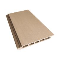 China Eco Waterproof Composite Wood Plastic WPC Slat Panel For Walls 17mm for sale