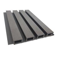 China Decorative WPC Exterior Wall Panel 300mm Width Wood Plastic Composite Co-extrusion Cladding for sale