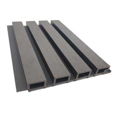 China Decorative WPC Exterior Wall Panel 300mm Width Wood Plastic Composite Co-extrusion Cladding for sale