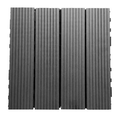 China Embossed Wood Plastic Composite WPC Decking 140x20mm Outdoor Patio Garden Pool Flooring for sale