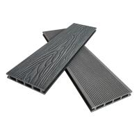 China Premium WPC 3D Embossed Decking 140mm x 25mm for Outdoor Living Spaces with Slip-Resistant Surface for sale