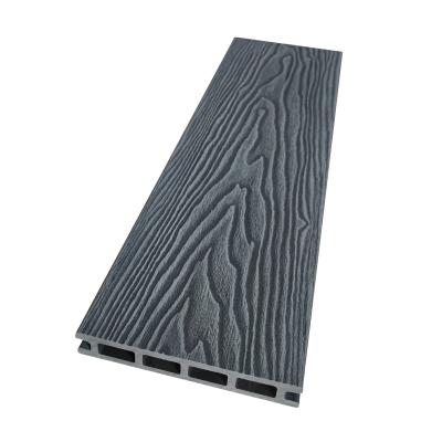 China 21×145mm 3D Embossed WPC Decking Boards - Factory Direct Composite Outdoor Flooring for sale