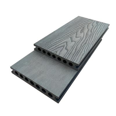 China OEM WPC Patio Decking Boards Anthracite Composite Decking Floor Decoration for sale