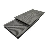 China Interlocking WPC Composite Anthracite Decking 20mm FSC Certified for Backyard for sale
