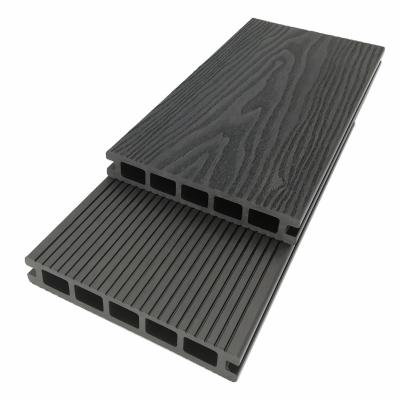 China 3.6 Meter 3D Embossed WPC Composite Decking Boards - Weather-Resistant Outdoor Flooring for sale