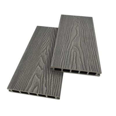 China WPC 3D Recycled Decking Boards 140x25mm for Outdoor Pool Garden for sale