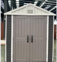 China Outdoor WPC Garden Tool Shed - Waterproof Storage House with 40,000 Ton Capacity and Customizable Dimensions for sale