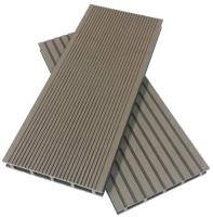 China Waterproof Hollow Wood Plastic Composite Decking WPC Outdoor Flooring 2.9m Length for sale