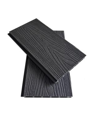 China 3D Embossed WPC Fence Outdoor Decking 140x20mm for Garden Balcony with Multiple Color Options for sale