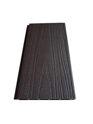 China 160×20mm Wood Plastic Composite Fence Panel with Anti-UV Protection and Wood Grain Surface for sale