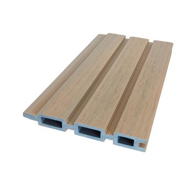 China Outdoor WPC Composite Wood Panel 200mm x 3000mm - Weather Resistant Decorative Wall Cladding for sale