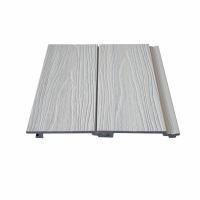 China Crack-Resistance Co-Extrusion WPC Exterior Wall Cladding 140x20mm Outdoor Wood Plastic Composite Panels for sale
