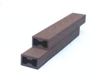 China 30×51mm Outdoor WPC Composite Decking Joist - Plastic Wood Floor Support with Rot & Pest Resistance for sale