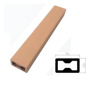 China Capped Composite Decking Joist 40x40mm Waterproof WPC Structural Support for Outdoor Flooring for sale
