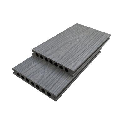 China Co-Extruded WPC Decking 140x23mm UV-Resistant Cap Layer for Outdoor Use for sale