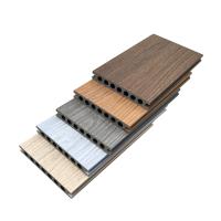 China Co-Extruded WPC Decking 140x23mm UV-Resistant Cap Layer for Outdoor Use for sale