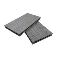 China WPC Coextrusion Decking UV-Resistant Low Maintenance Groove Surface 140x25mm for sale