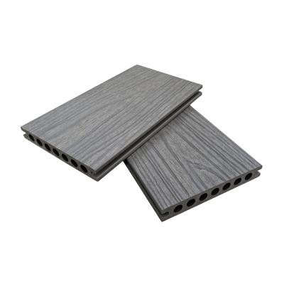 China WPC Coextrusion Decking UV-Resistant Low Maintenance Groove Surface 140x25mm for sale