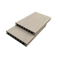 China WPC Co Extrusion Decking Boards Custom Sizes 150mm x 25mm Wood Grain Surface for sale