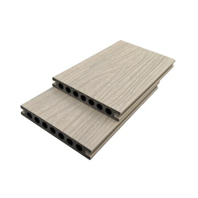 China WPC Co Extrusion Decking Boards Custom Sizes 150mm x 25mm Wood Grain Surface for sale