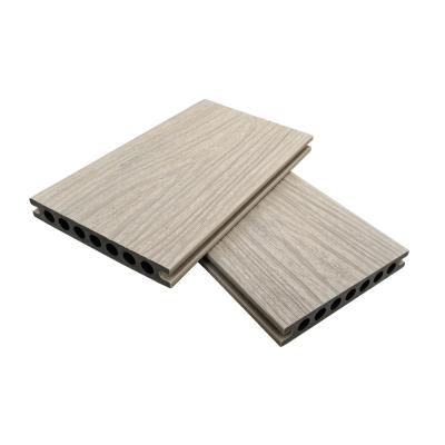 China Eco Friendly WPC Coextrusion Decking 21x145mm Sustainable Easy Install Outdoor Flooring for sale