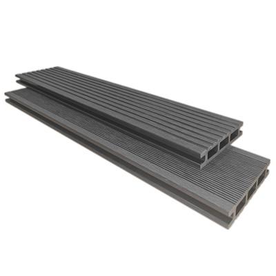 China 100% Waterproof WPC Flooring Brushed Finish Antibacterial 12mm Thick Click Lock for sale