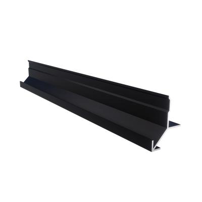 China High-Strength Aluminum Alloy Connectors for WPC Decking Systems with Anti-Corrosion Coating and Pre-Drilled Holes for sale