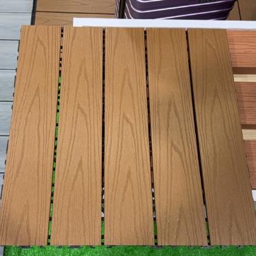 China Luxury Series 500x500mm WPC Flooring - Waterproof Wood-Plastic Composite with 28-Step Manufacturing Process for sale